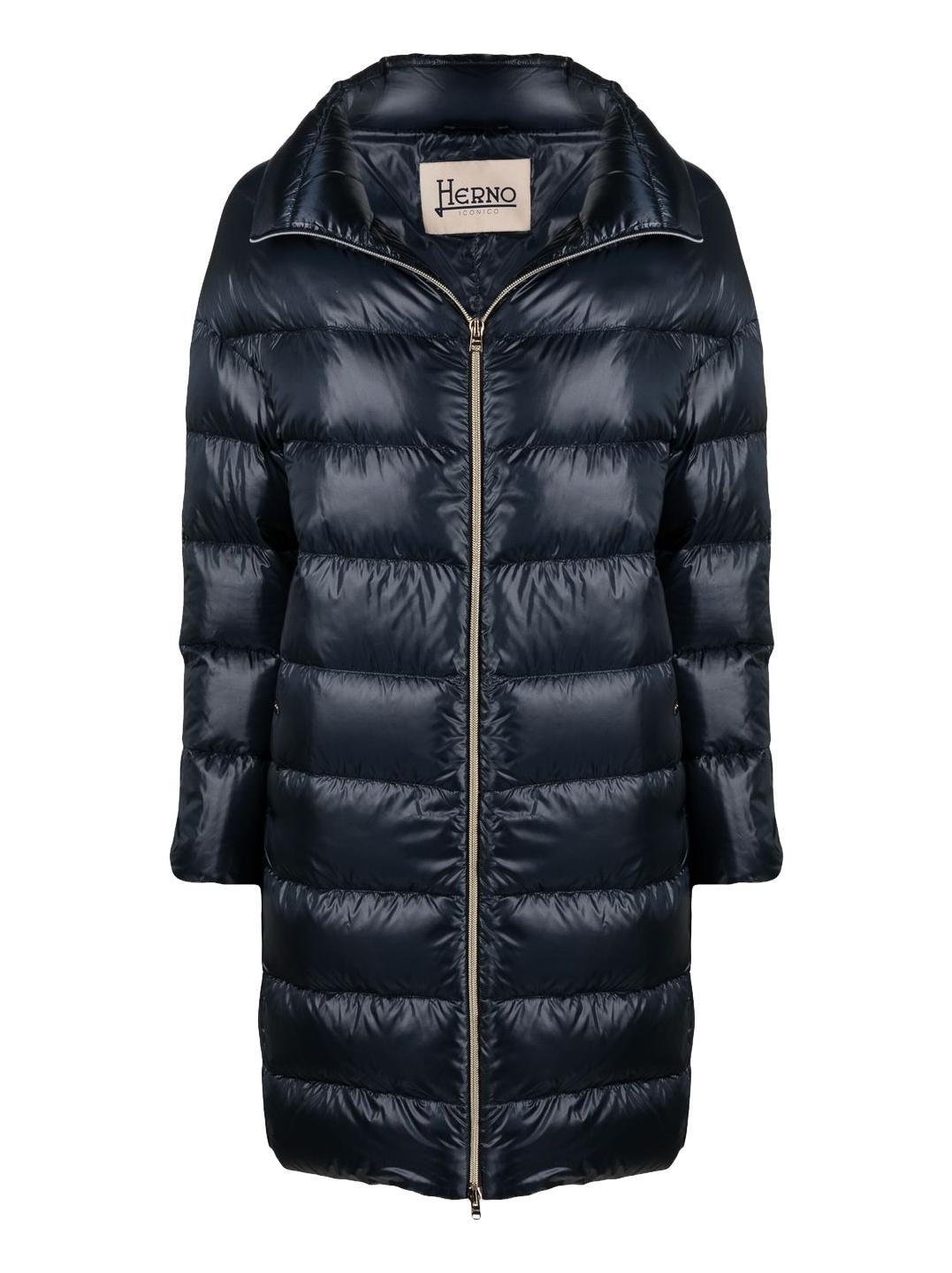 HERNO Down-Feather Mid-Length Coat