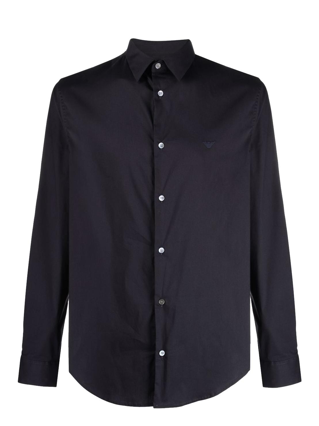 EMPORIO ARMANI EMPORIO ARMANI Logo-Patch Long Sleeve Shirt