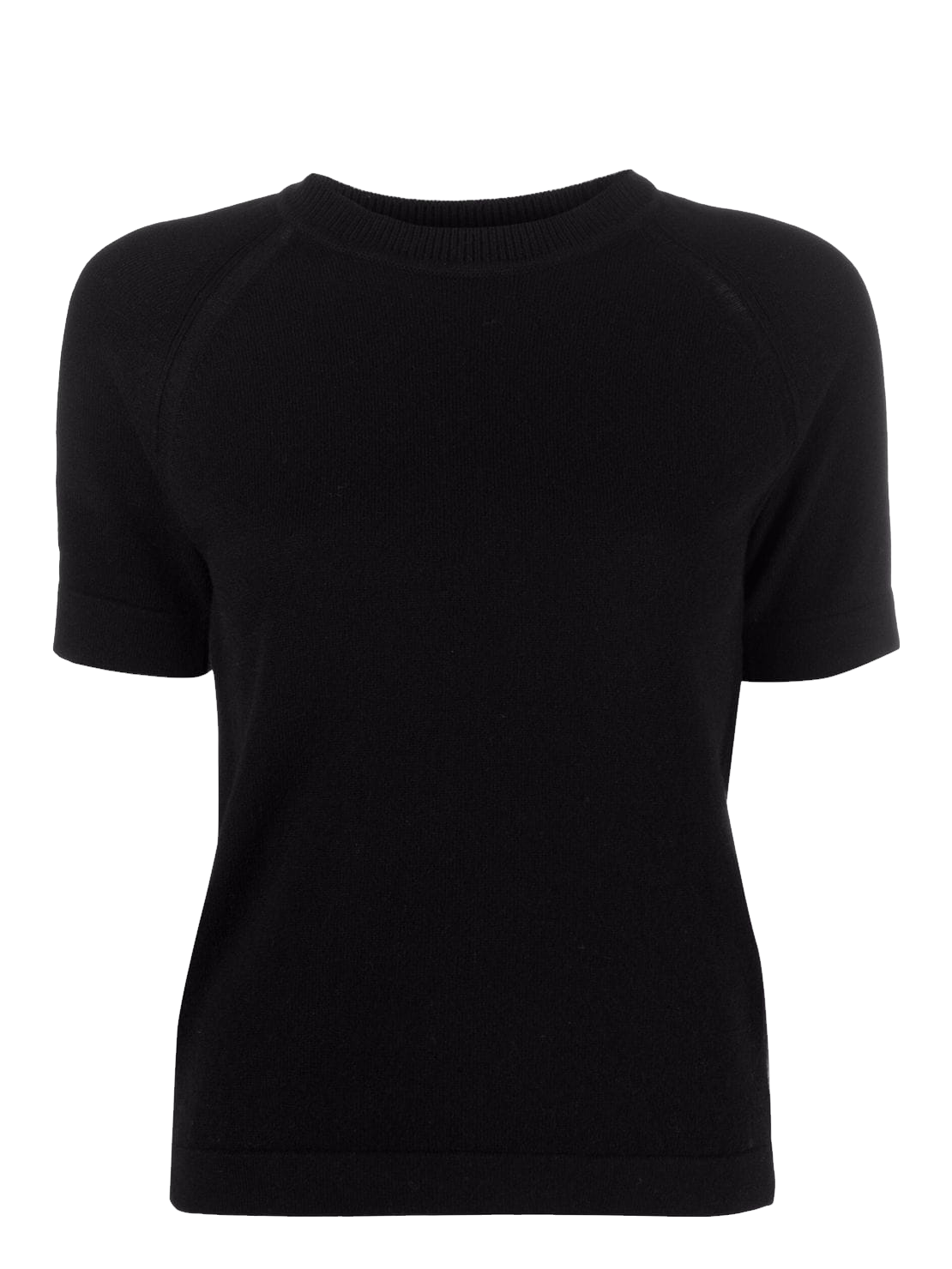 BARRIE Barrie Short-Sleeve Cashmere Top