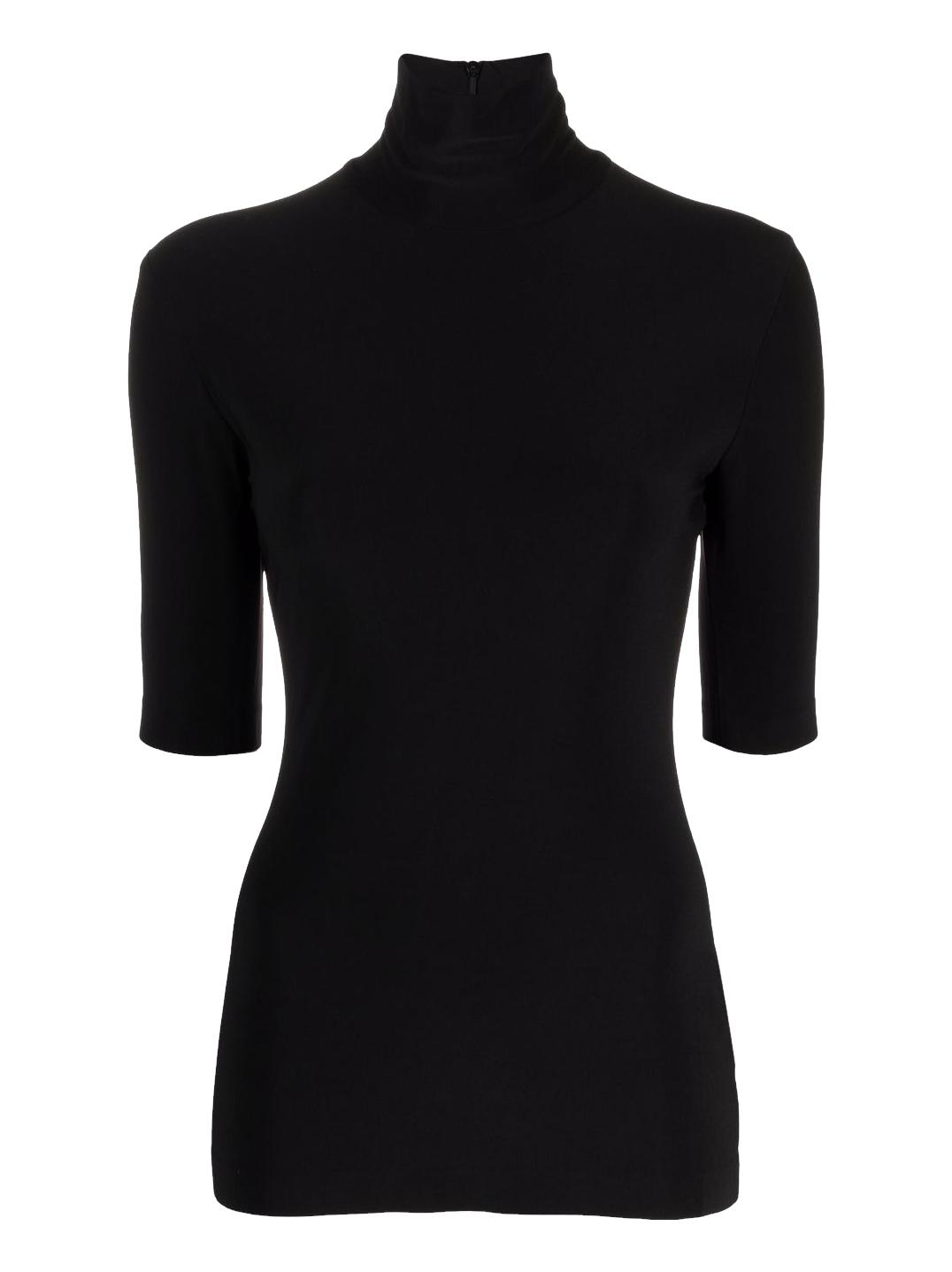 NORMA KAMALI Roll-Neck Knitted Top