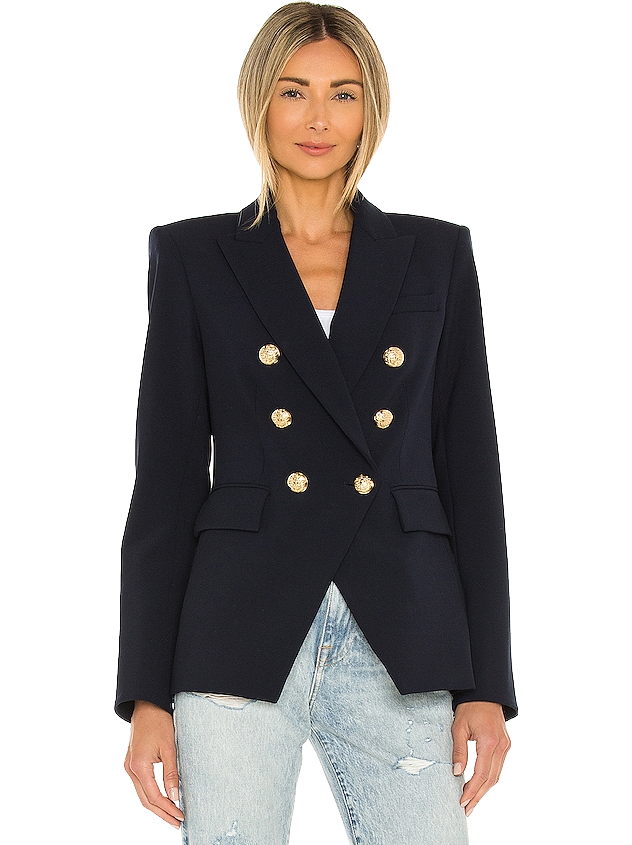 ALESSANDRA RICH Alessandra Rich Off-Shoulder Wool Blazer