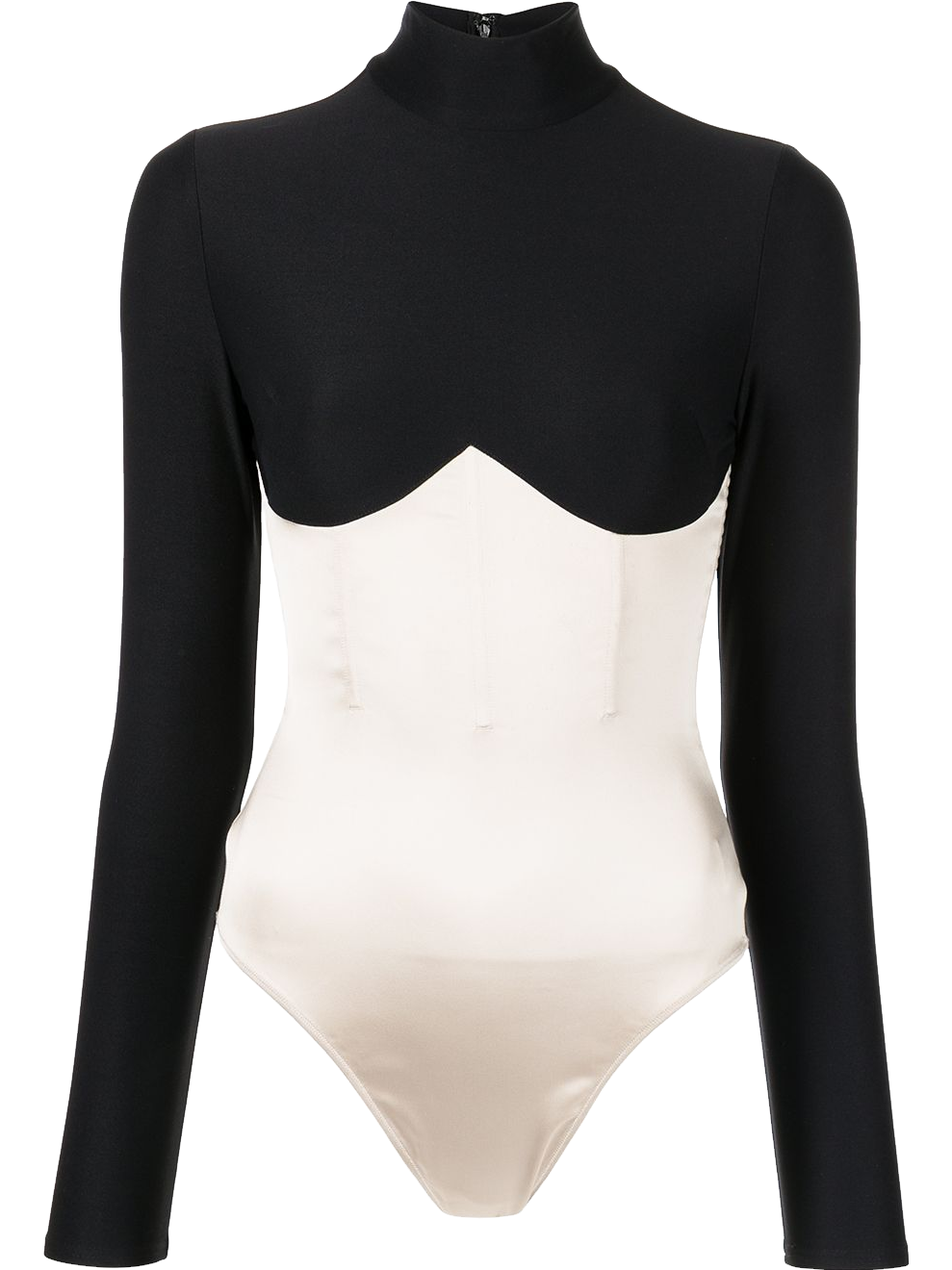 FLEUR DU MAL Fleur Du Mal Mock Neck Bodysuit