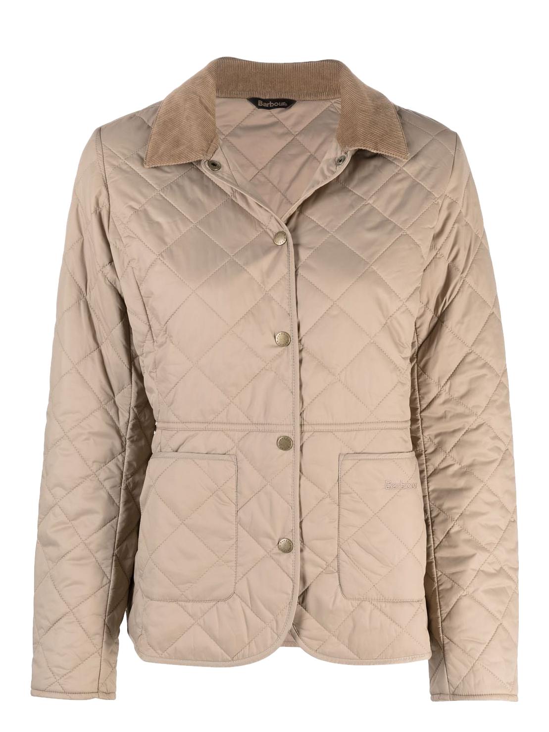 BARBOUR Deveron Corduroy-Collar Quilted Jacket