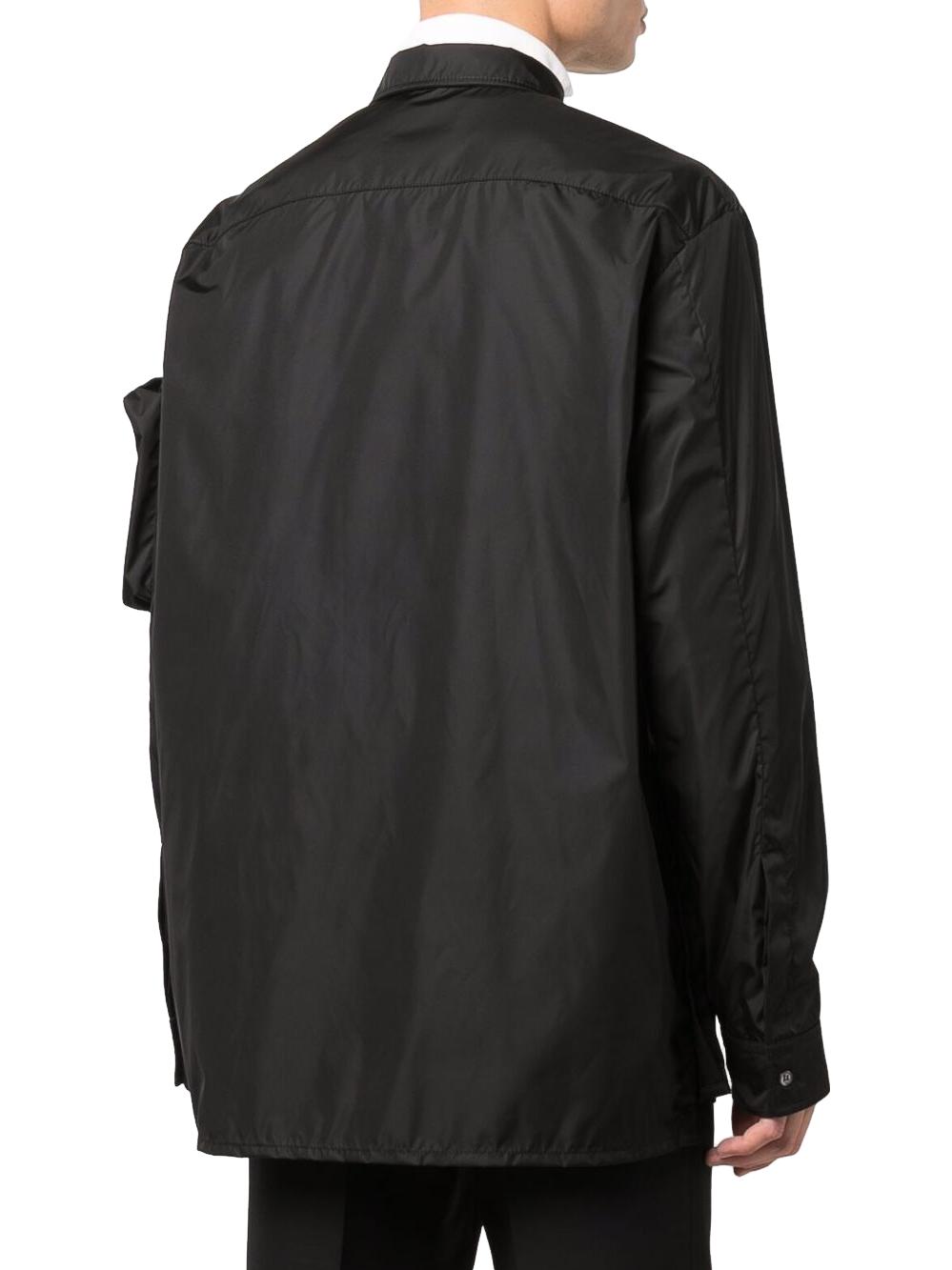 AMBUSH logo-patch sleeve-pocket shirt