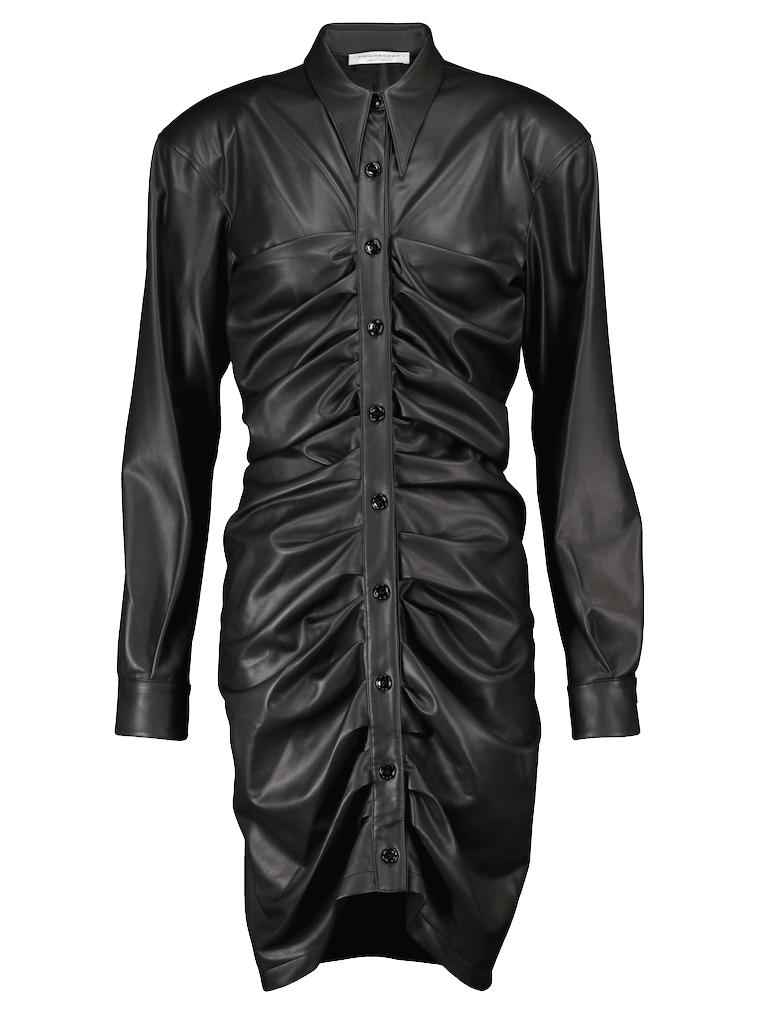 ENDLESS ROSE Endless Rose Faux Leather Mini Dress