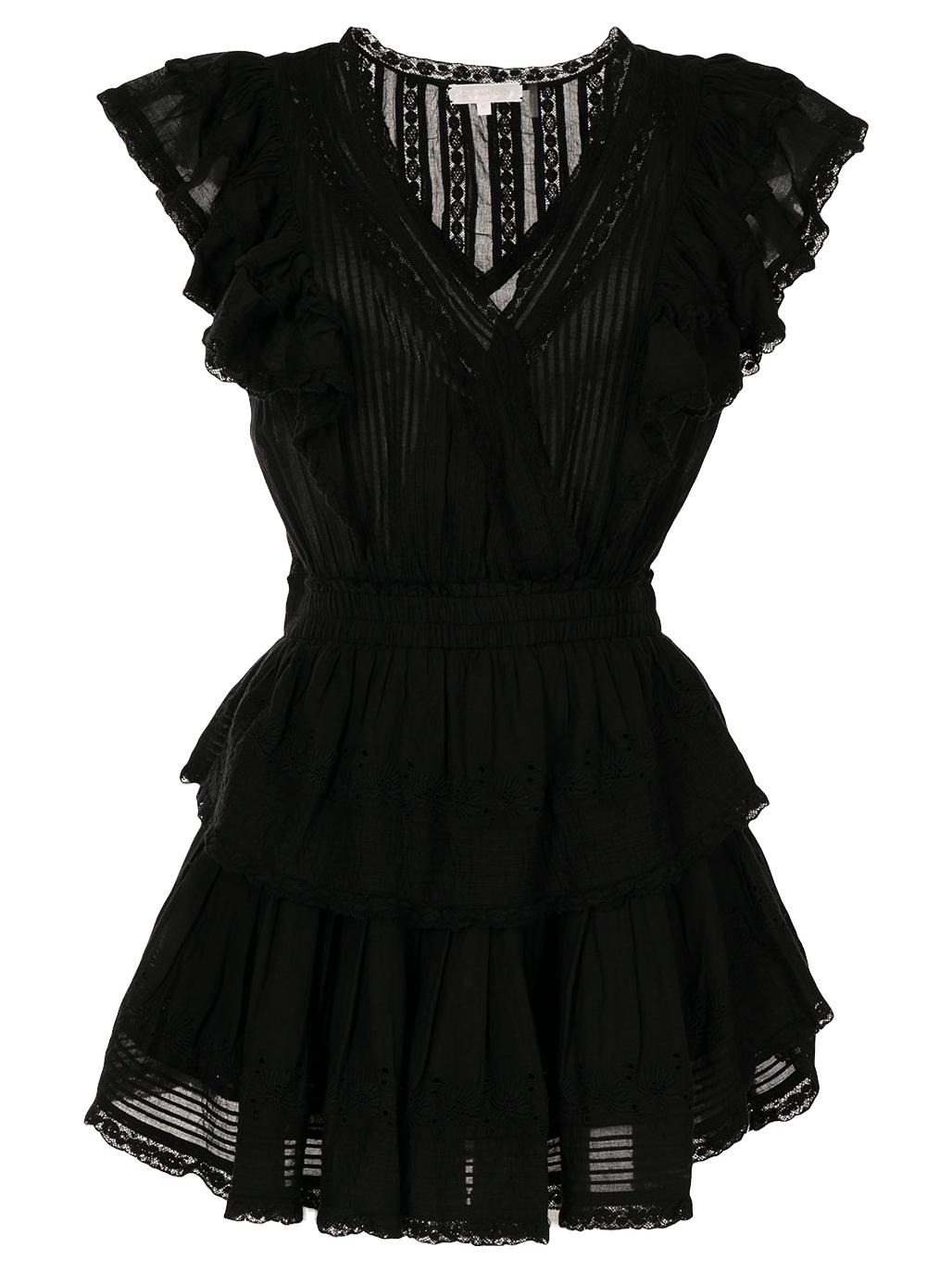 LOVESHACKFANCY Gwen Ruffle Mini Dress