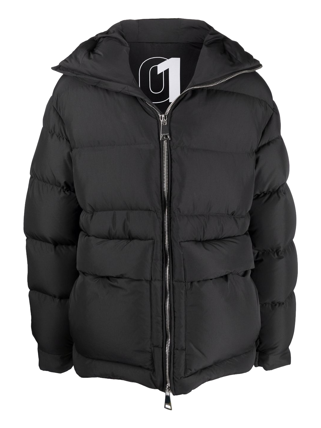 KHRISJOY Khrisjoy Rear-Logo Feather Down Parka
