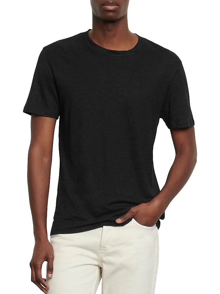 SANDRO SANDRO Clash Linen Tee