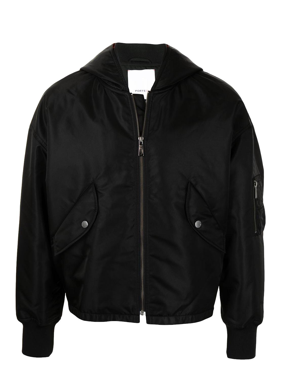 PORTS V Hooded Bomber Jacket