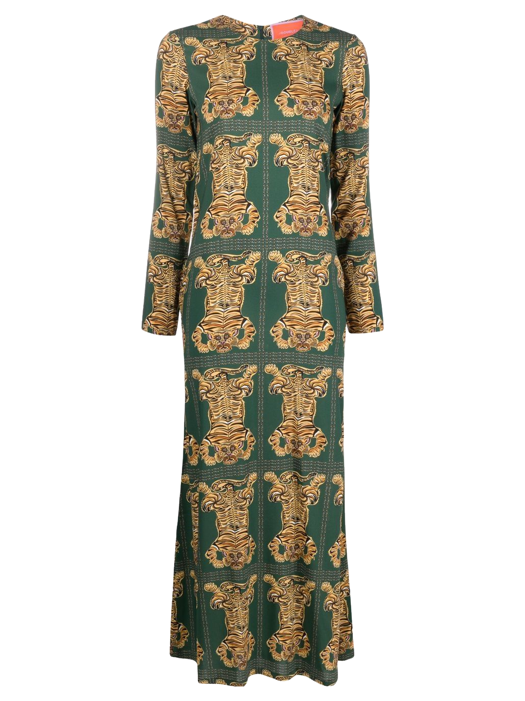 LA DOUBLEJ La DoubleJ Swing Tiger-Print Maxi Dress