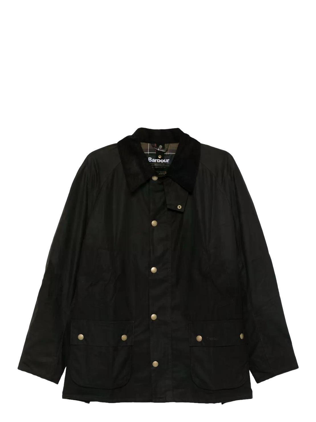 BARBOUR BARBOUR Waxed Cotton Corduroy Collar Jacket