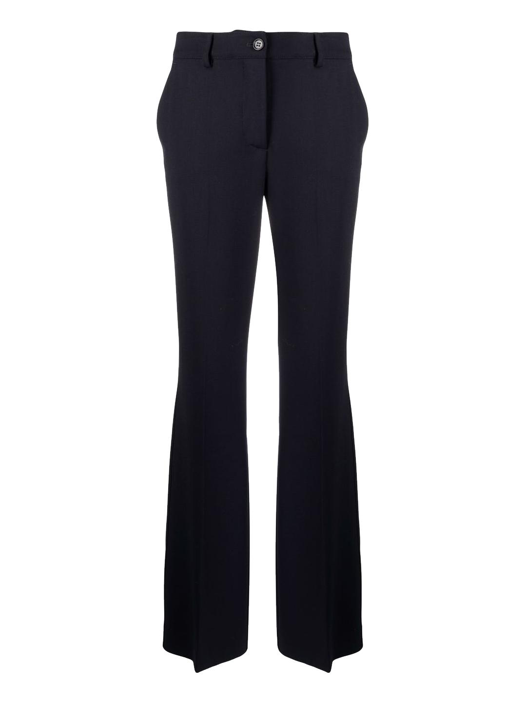 P.A.R.O.S.H flared high-waisted trousers