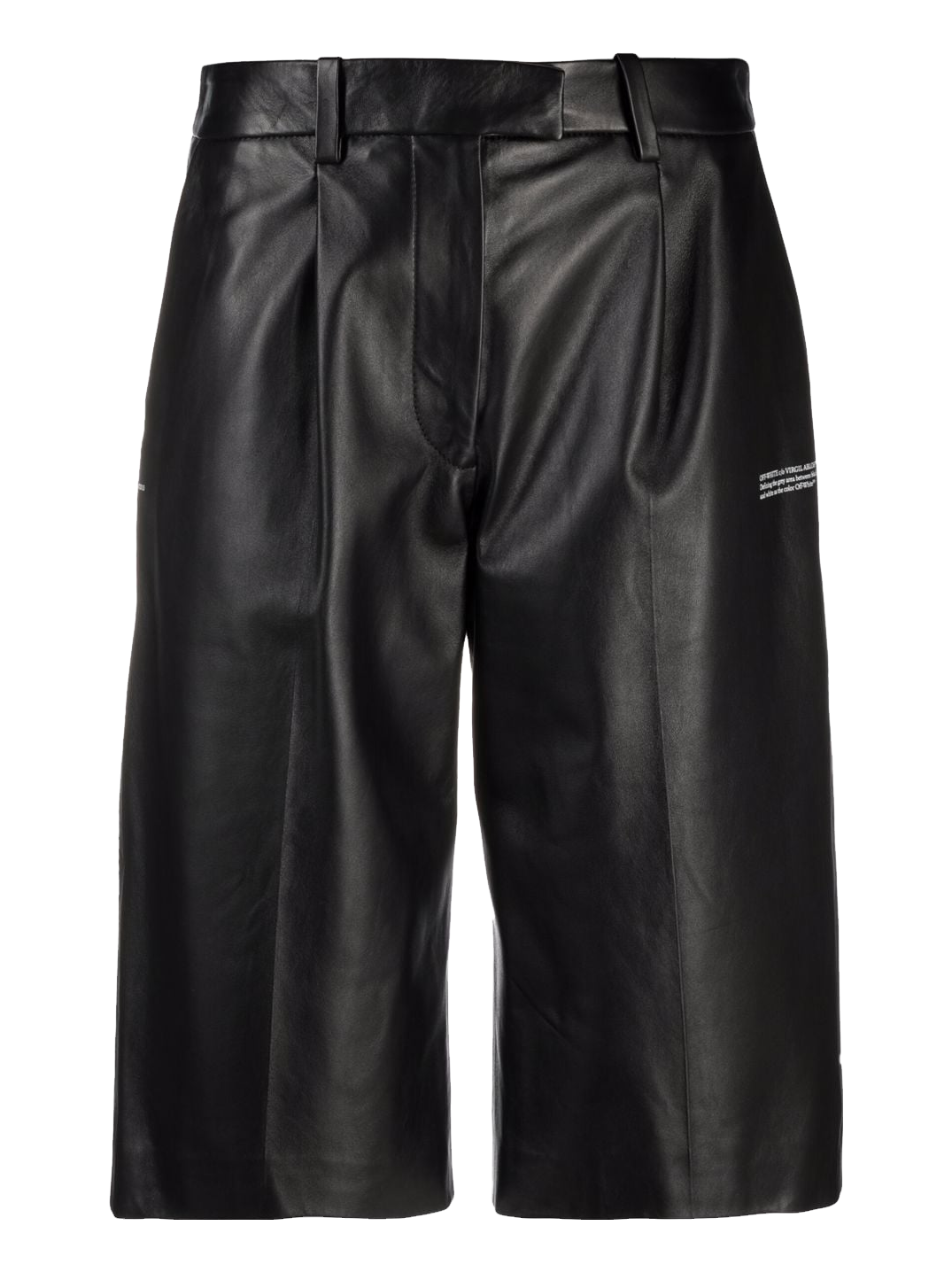 OFF-WHITE Off-White Tailored Leather Shorts