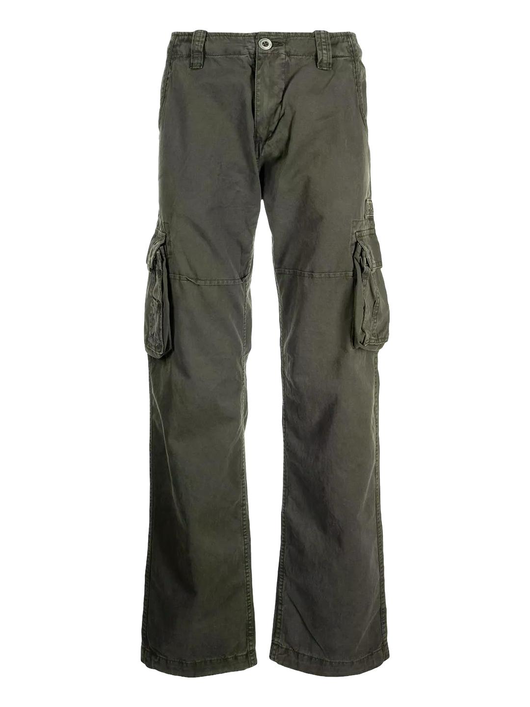 ALPHA INDUSTRIES Straight-Leg Cargo Trousers