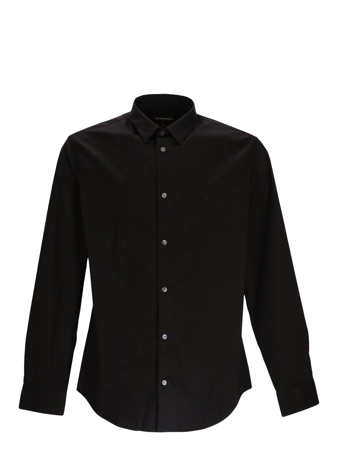 EMPORIO ARMANI stretch-fit button-up shirt
