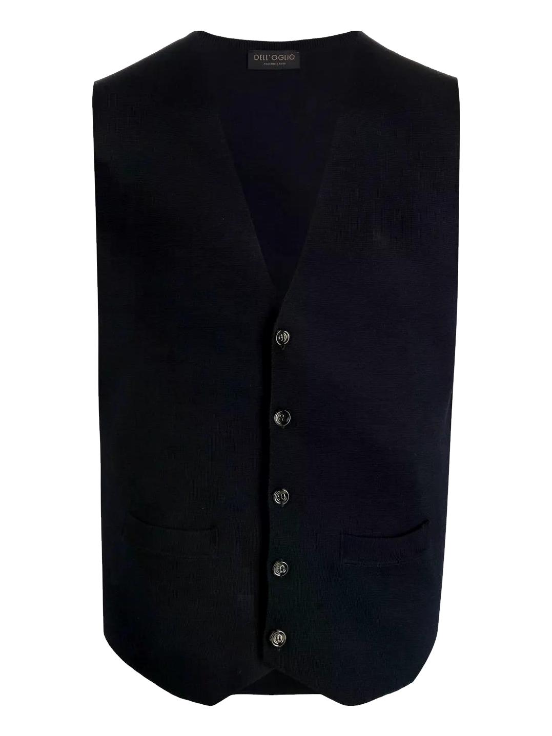 DELL'OGLIO Dell'oglio V-Neck Fine-Knit Vest