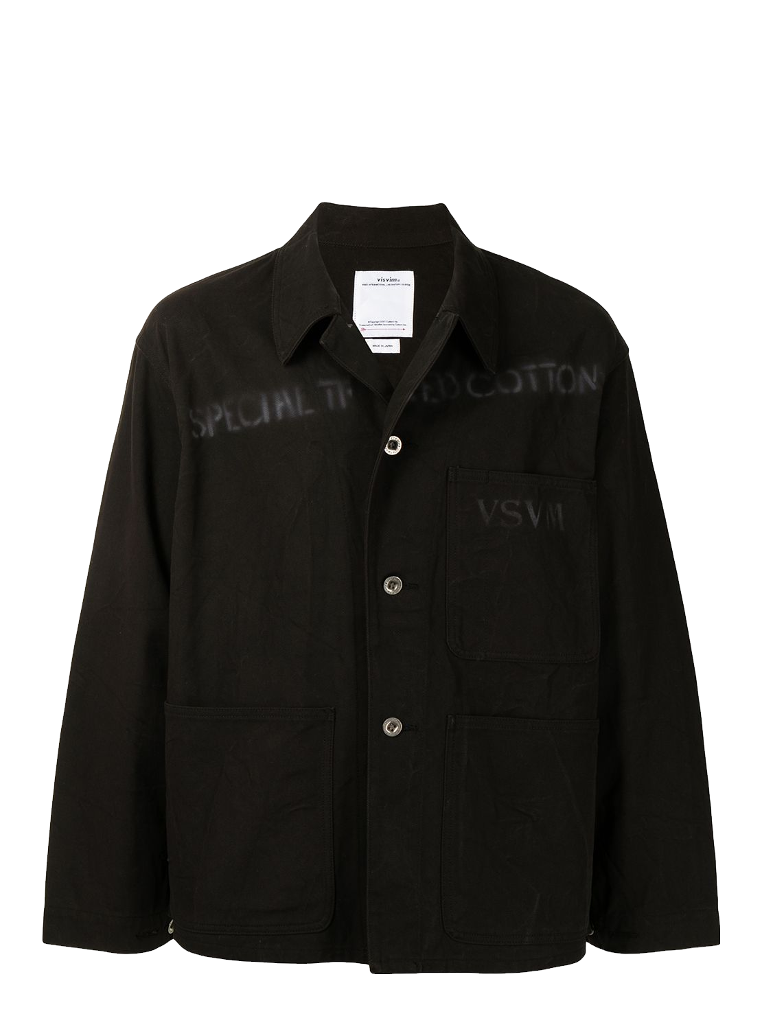 VISVIM Logo-Print Shirt Jacket