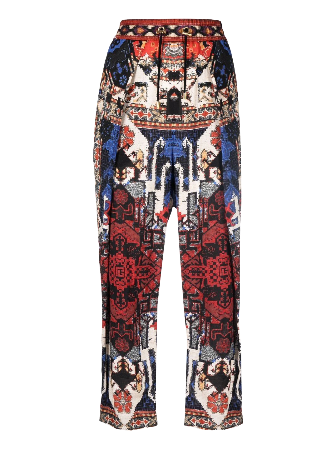 BALMAIN Balmain Abstract Pattern Cropped Trousers