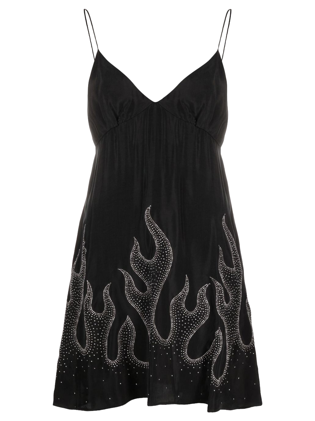palm angels leather dress SUNSET PALMS DRESS in ORANGE - BLACK for Women