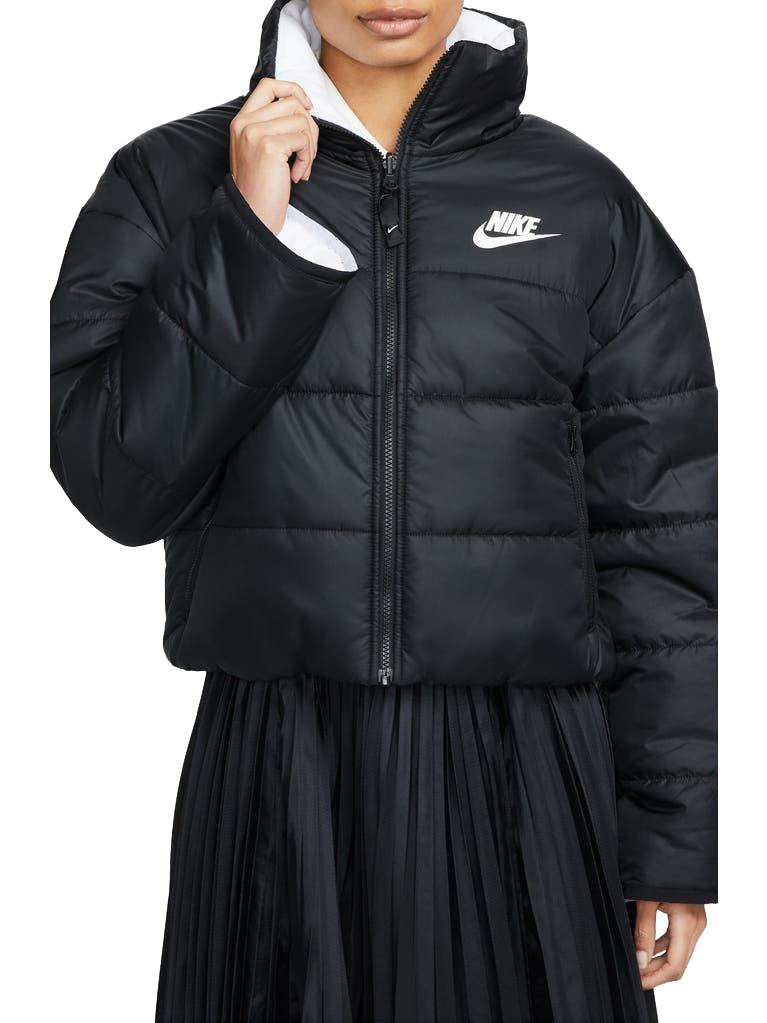 nike women's reversible heavyweight puffer jacket
