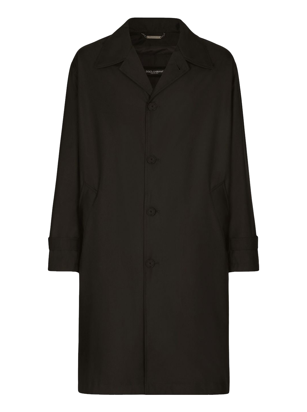 DOLCE & GABBANA Dolce & Gabbana Logo-Tag Trench Coat