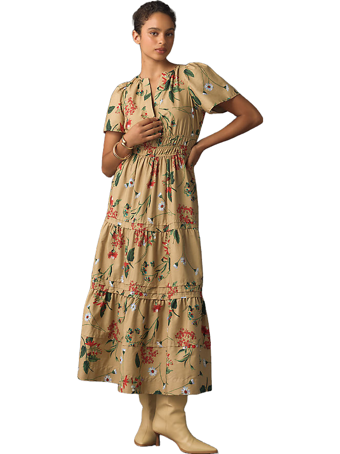 The Somerset Collection By Anthropologie The Somerset Collection Maxi Dress - Teal Pink Floral | Editorialist The Somerset Collection By Anthropologie The Somerset Collection Maxi Dress - Teal Pink Floral | Editorialist