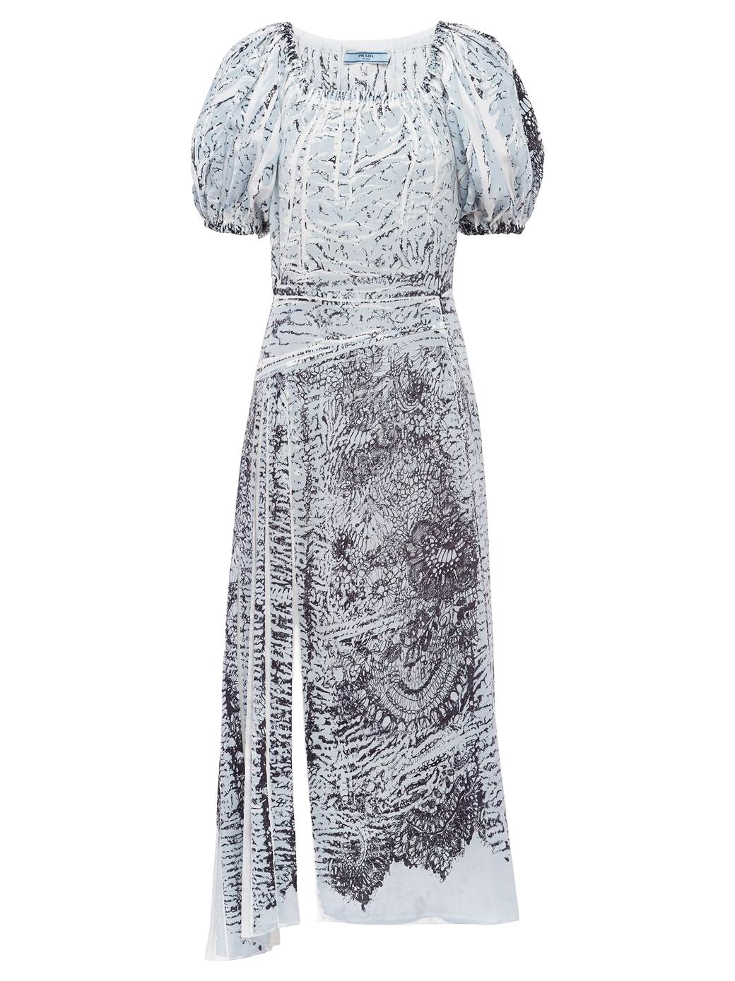 Silvia Tcherassi Leonor Coral-Print Dress - White | Editorialist Silvia Tcherassi Leonor Coral-Print Dress - White | Editorialist