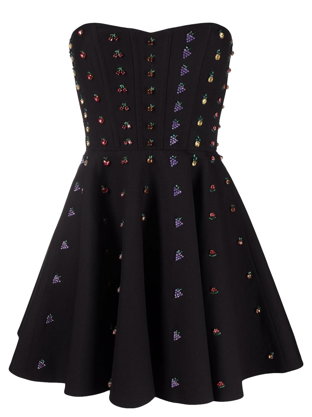 VALENTINO Crystal-Embellished Minidress