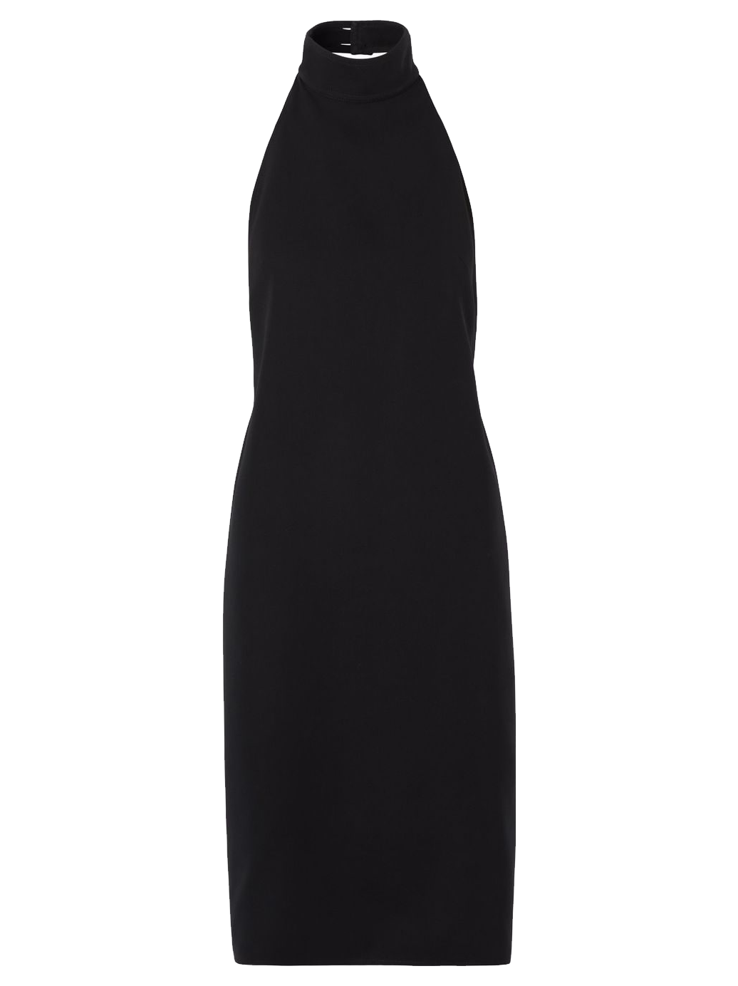BURBERRY Burberry Funnel-Neck Silk Bib Dress