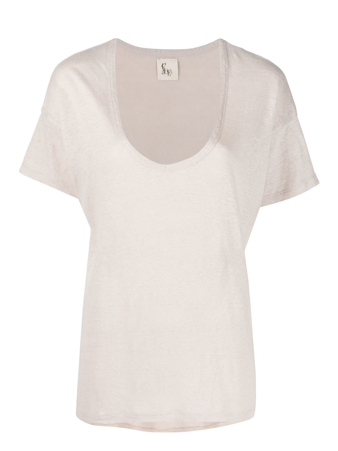 PAULA PAULA Deep V-Neck T-Shirt