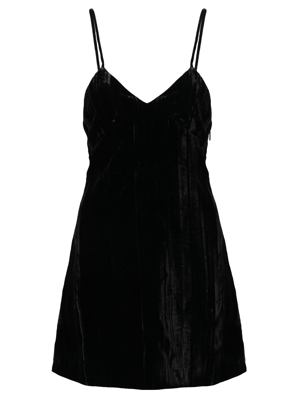 SAINT LAURENT Velvet Mini Dress