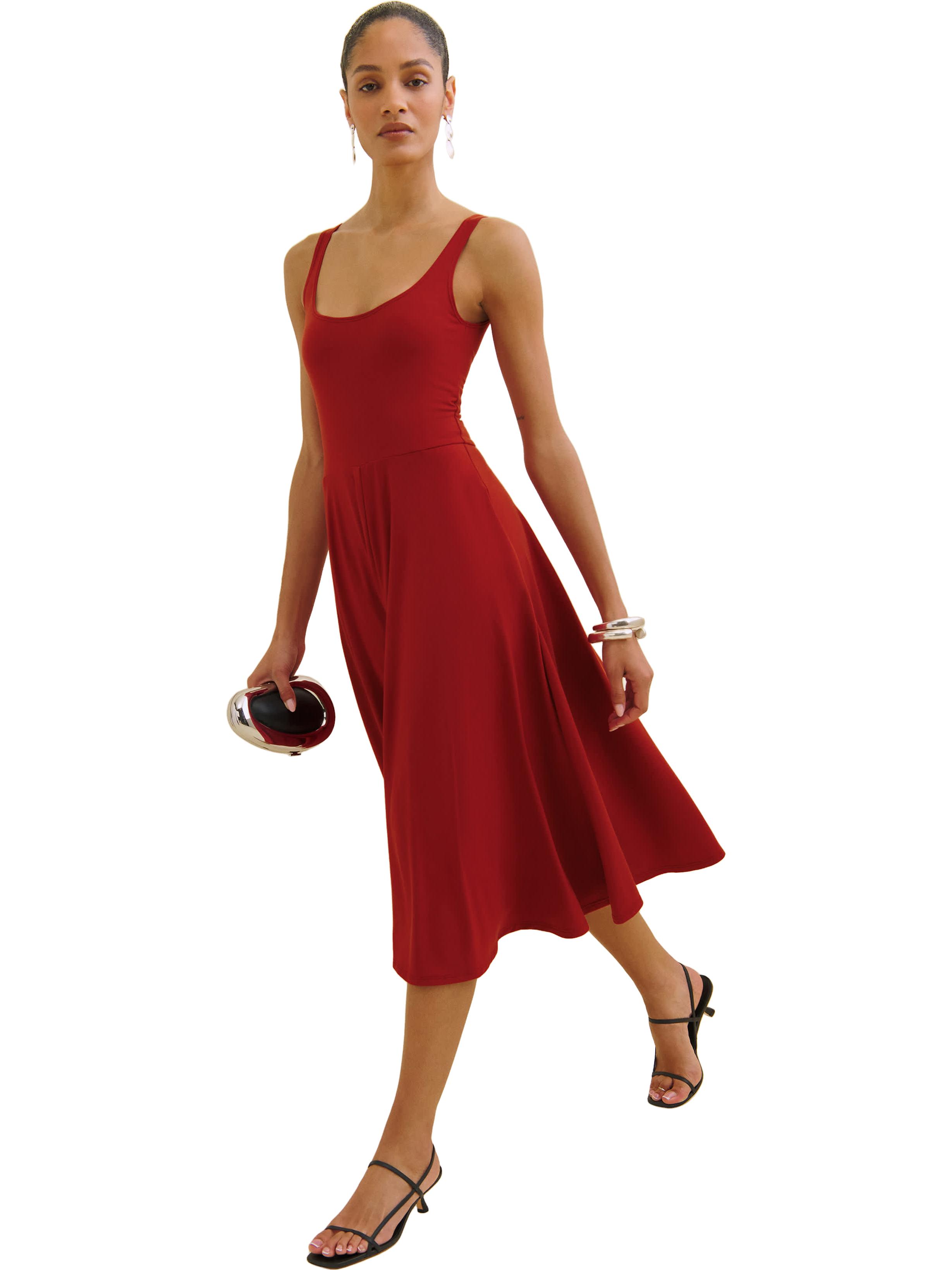 Reformation Rou Knit Dress - Black | Editorialist