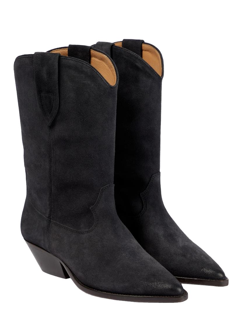ISABEL MARANT ÉTOILE Isabel Marant Suede Embossed Cowboy Boots