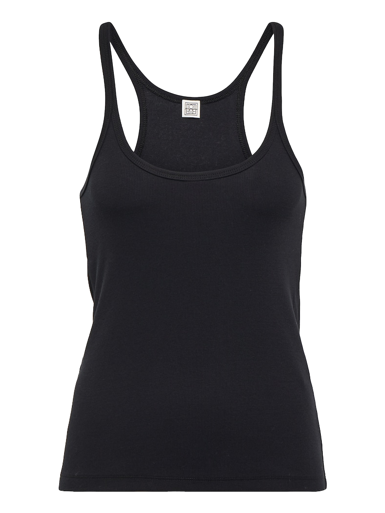 TOTÊME Cotton-Blend Racerback Tank Top