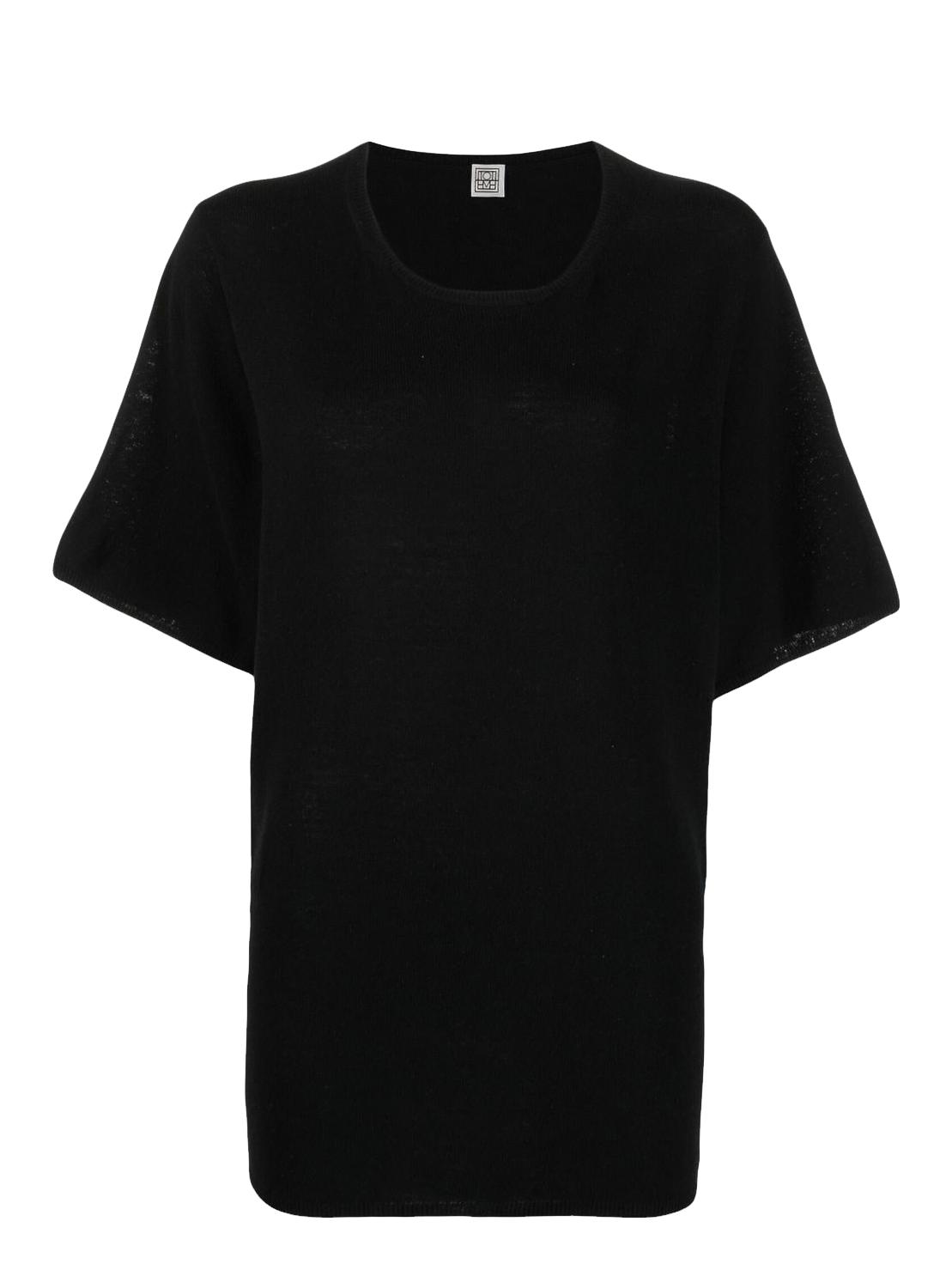TOTÊME TOTEME Short-Sleeved Silk T-Shirt