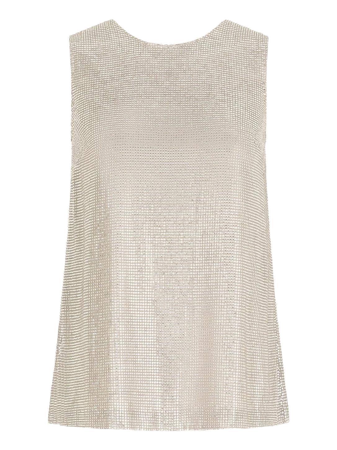DOLCE & GABBANA Rhinestone-Embellished Tank Top