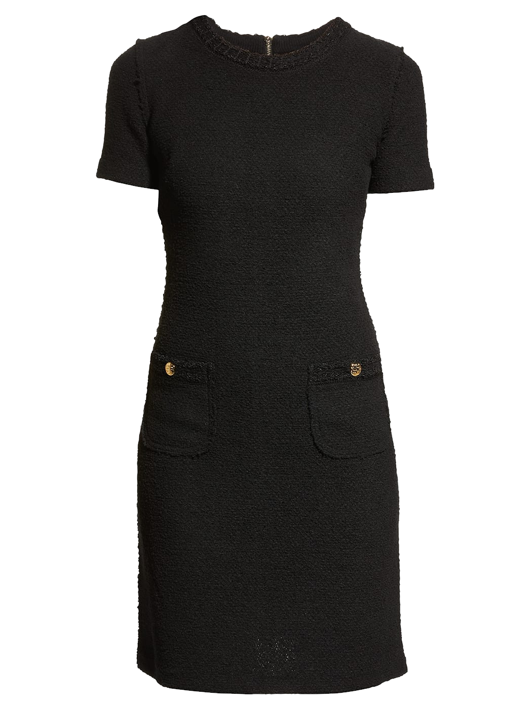 St. John Boucl Knit Dress - Black | Editorialist St. John Boucl Knit Dress - Black | Editorialist