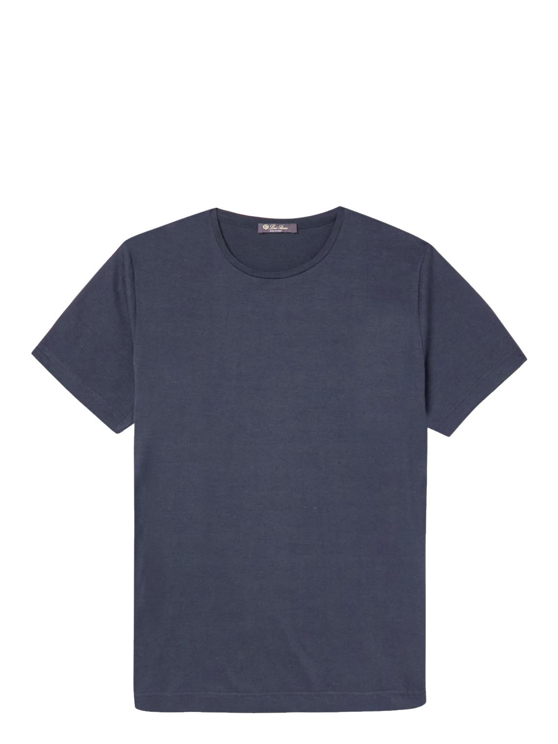 LORO PIANA Loro Piana - Slim-Fit Silk and Cotton-Blend Jersey T-Shirt - Men - Blue - XXL