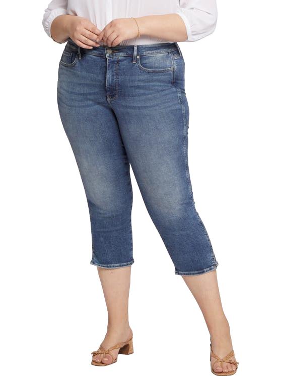 NYDJ NYDJ Chloe Side Slit Capri Jeans