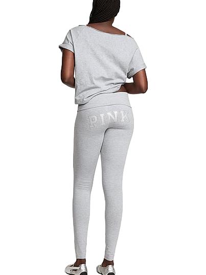 PINK PINK Elle Campus Cotton Cropped Tee