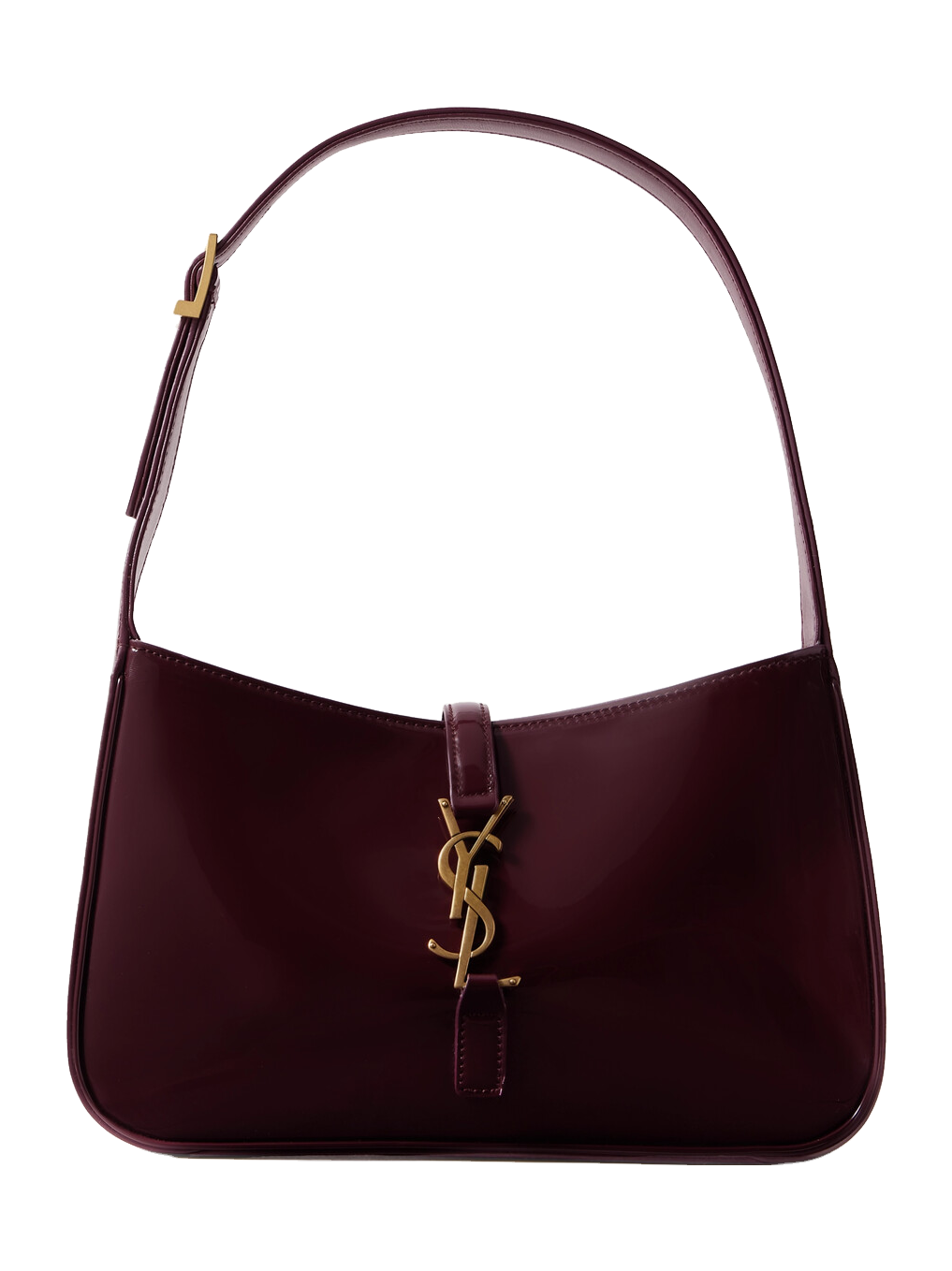 SAINT LAURENT SAINT LAURENT le 5 à 7 Patent-Leather Shoulder Bag