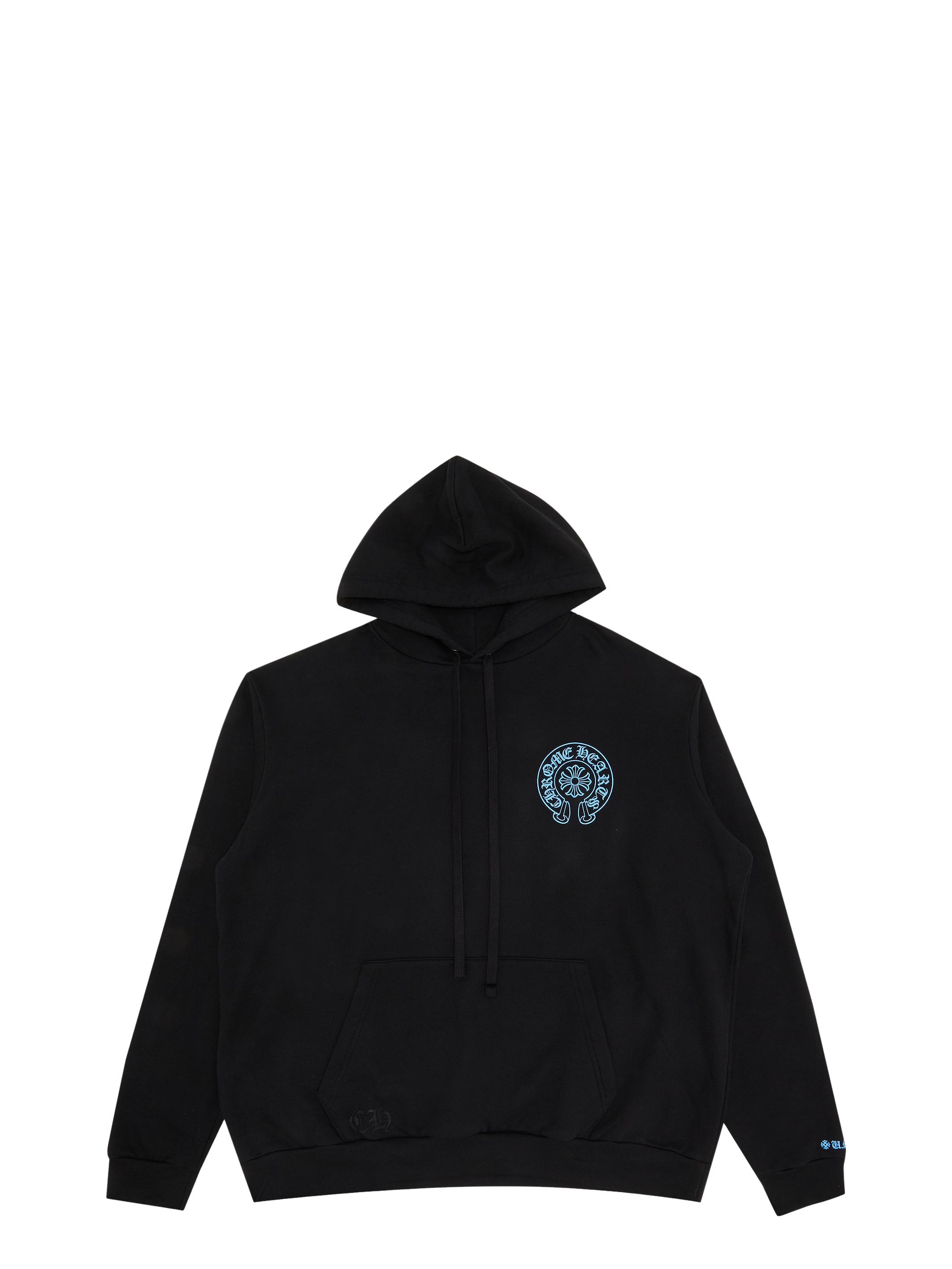 Chrome Hearts Monogram Vertical Logo Hoodie - Black | Editorialist
