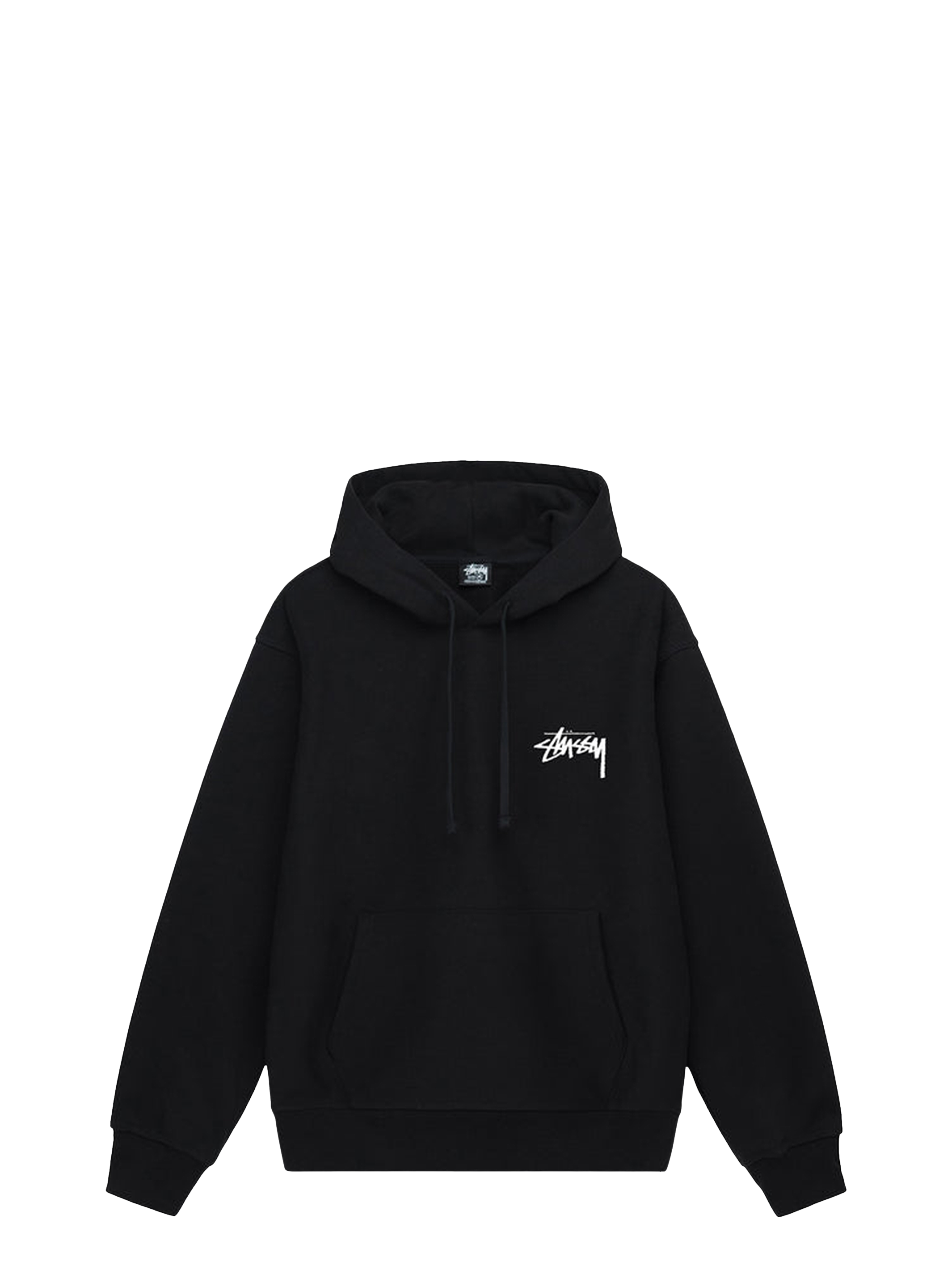 StüSsy Sport Zip Up Hoodie - Washed Black | Editorialist