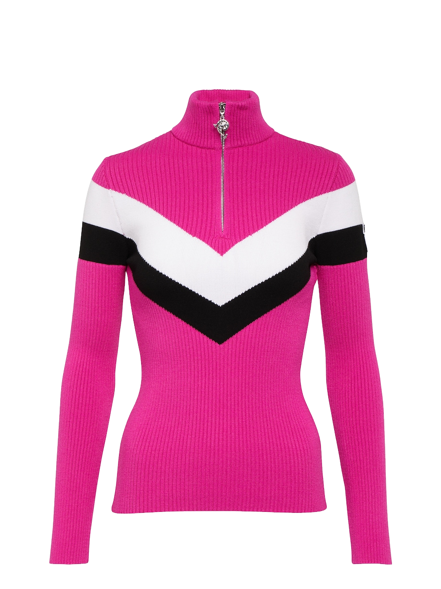 Emilio Pucci X Fusalp Striped Ski Top In Multicoloured - 20% Off