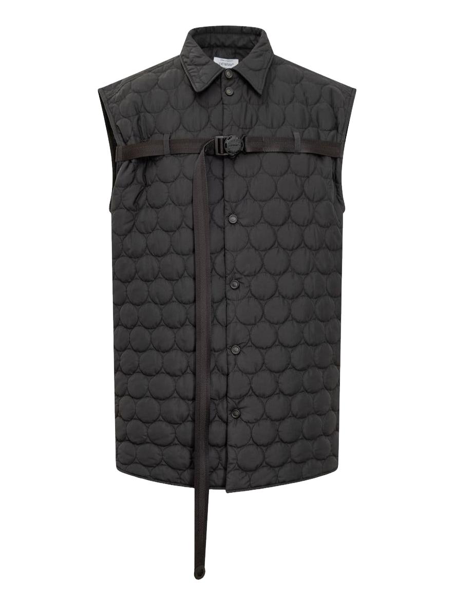 Sease Padded Explorer Vest - Navy Blue | Editorialist