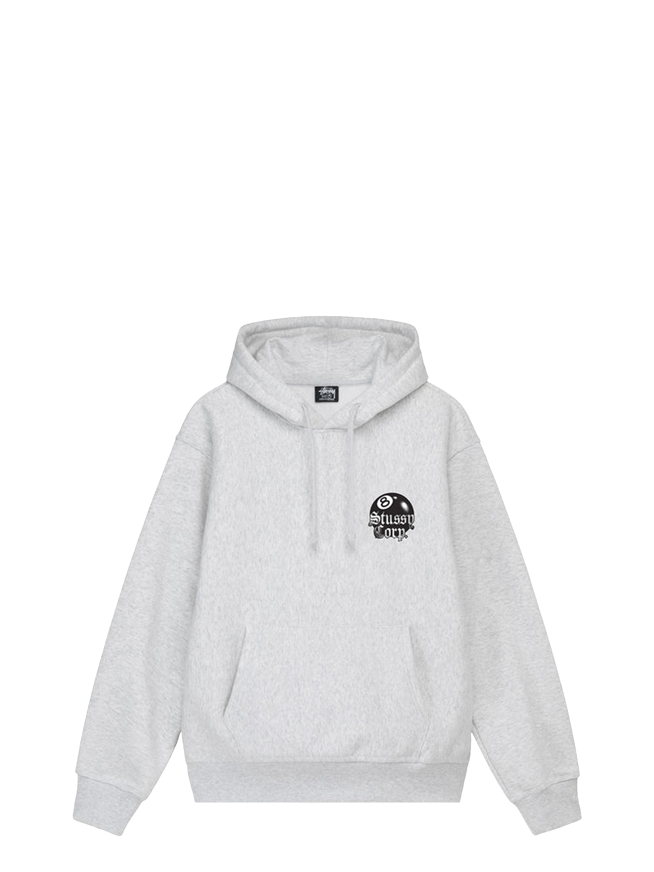 StüSsy 8 Ball Corp. Hoodie - Grey | Editorialist StüSsy 8 Ball Corp. Hoodie - Grey | Editorialist