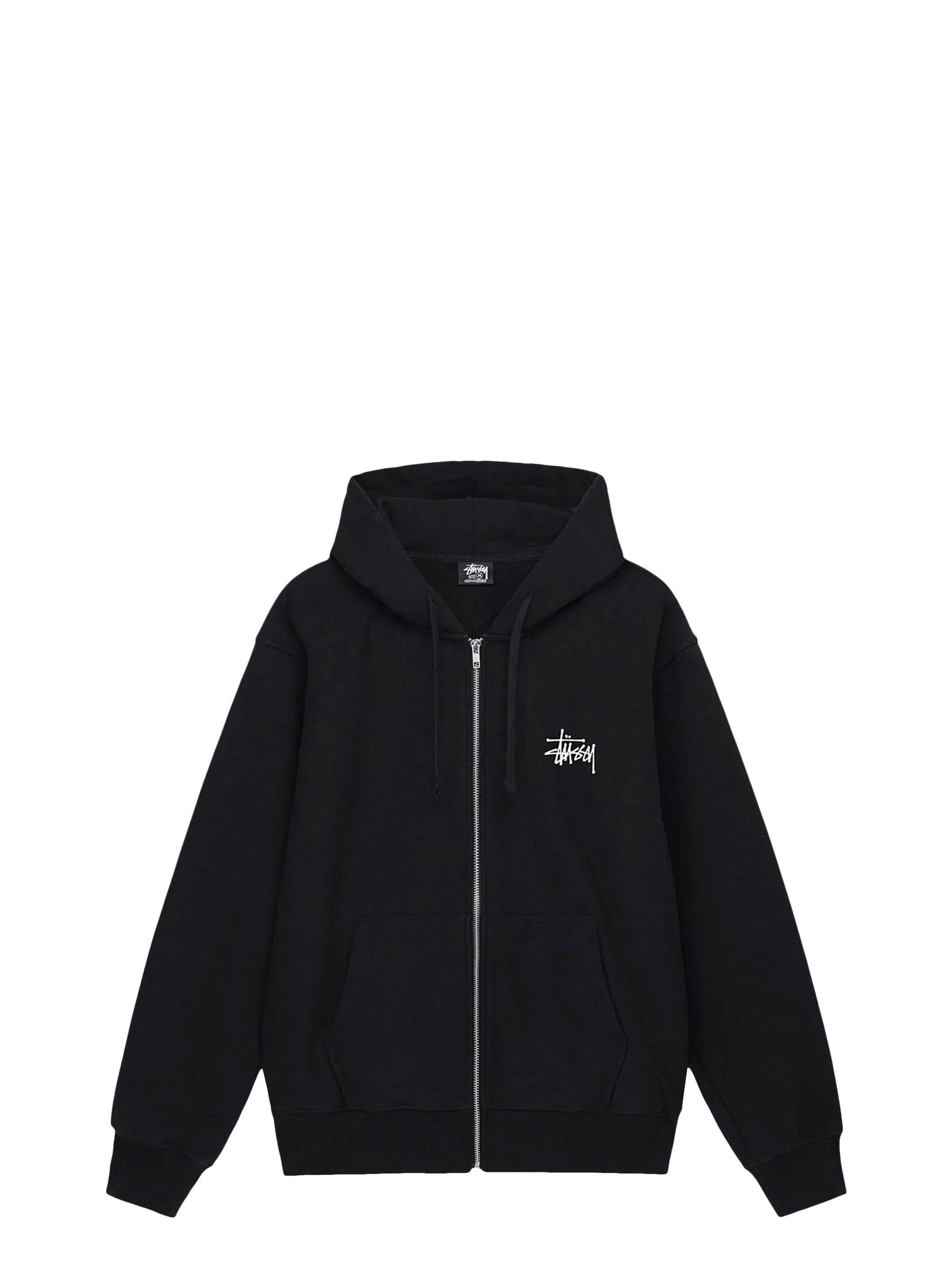StüSsy Basic Zip Hoodie 'Navy - Blue | Editorialist