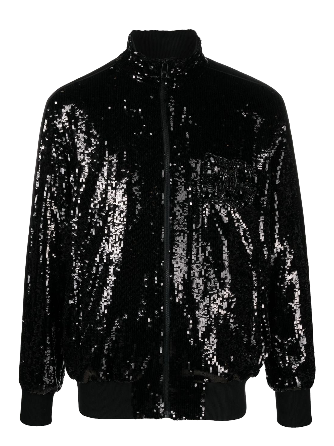 SAINT LAURENT 1990s fringed silk scarf