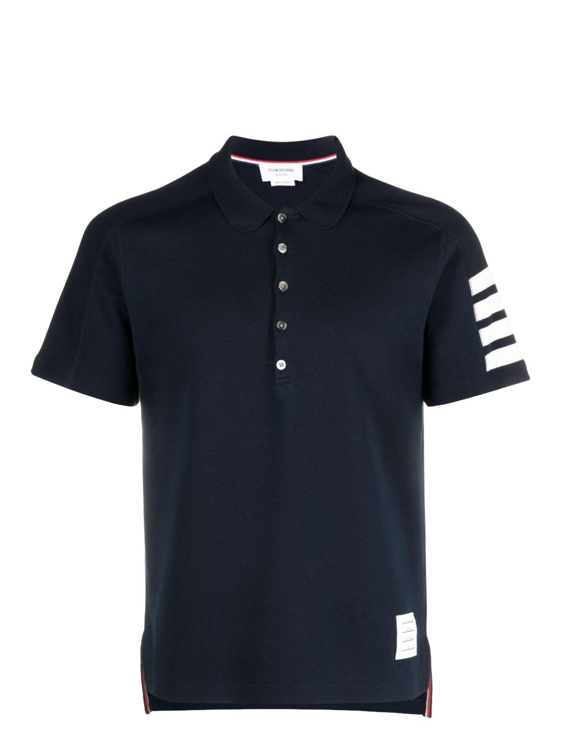 THOM BROWNE 4-bar stripe polo shirt