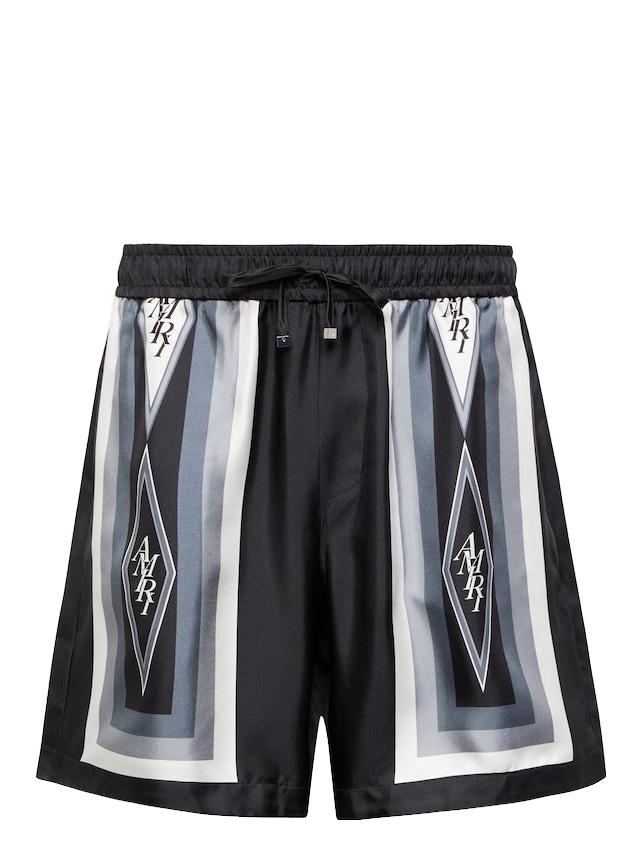 AMIRI Amiri Diamond Silk Shorts